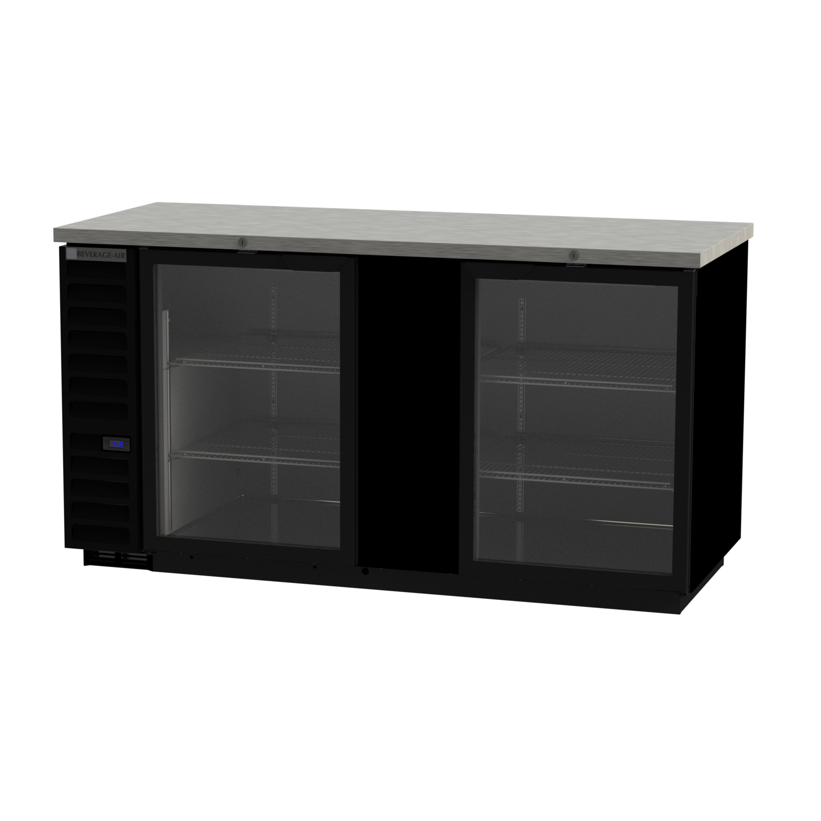 Refrigerated Back Bar Storage Cabinet two-section - Allstate Restaurant ...