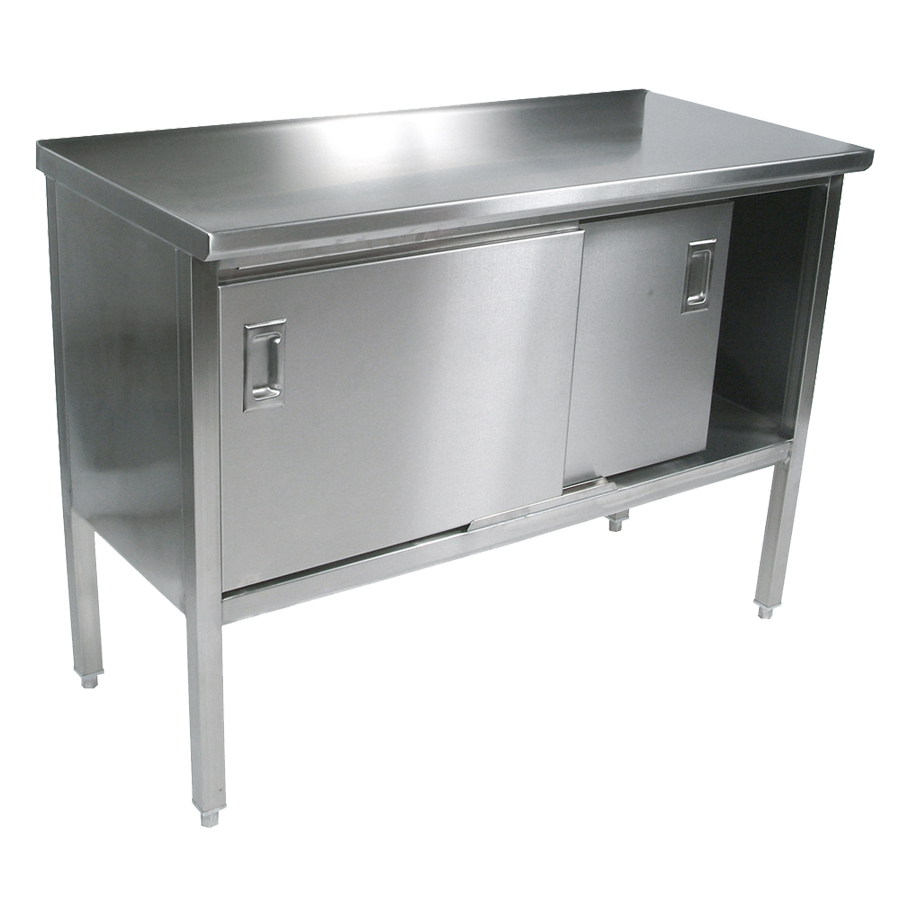 Cucina Marcella Work Table cabinet base with sliding doors - Allstate ...