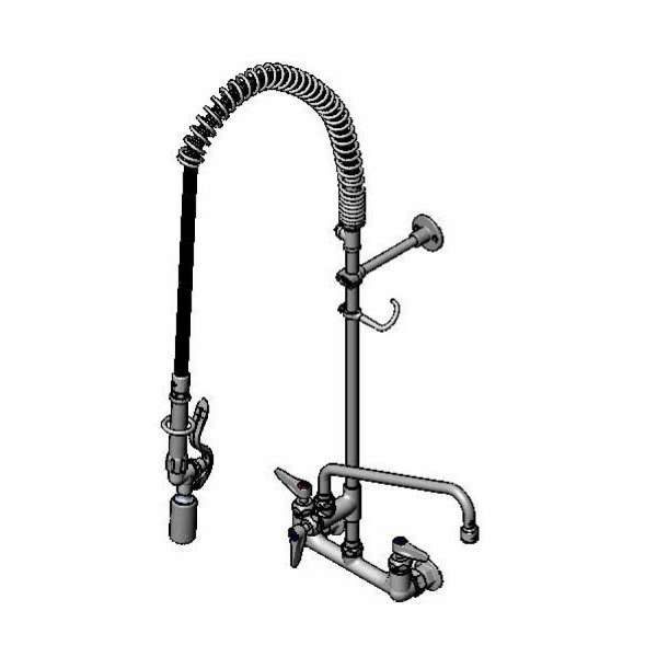 EasyInstall Pre-Rinse Unit 8" wall mount - Allstate Restaurant Supply